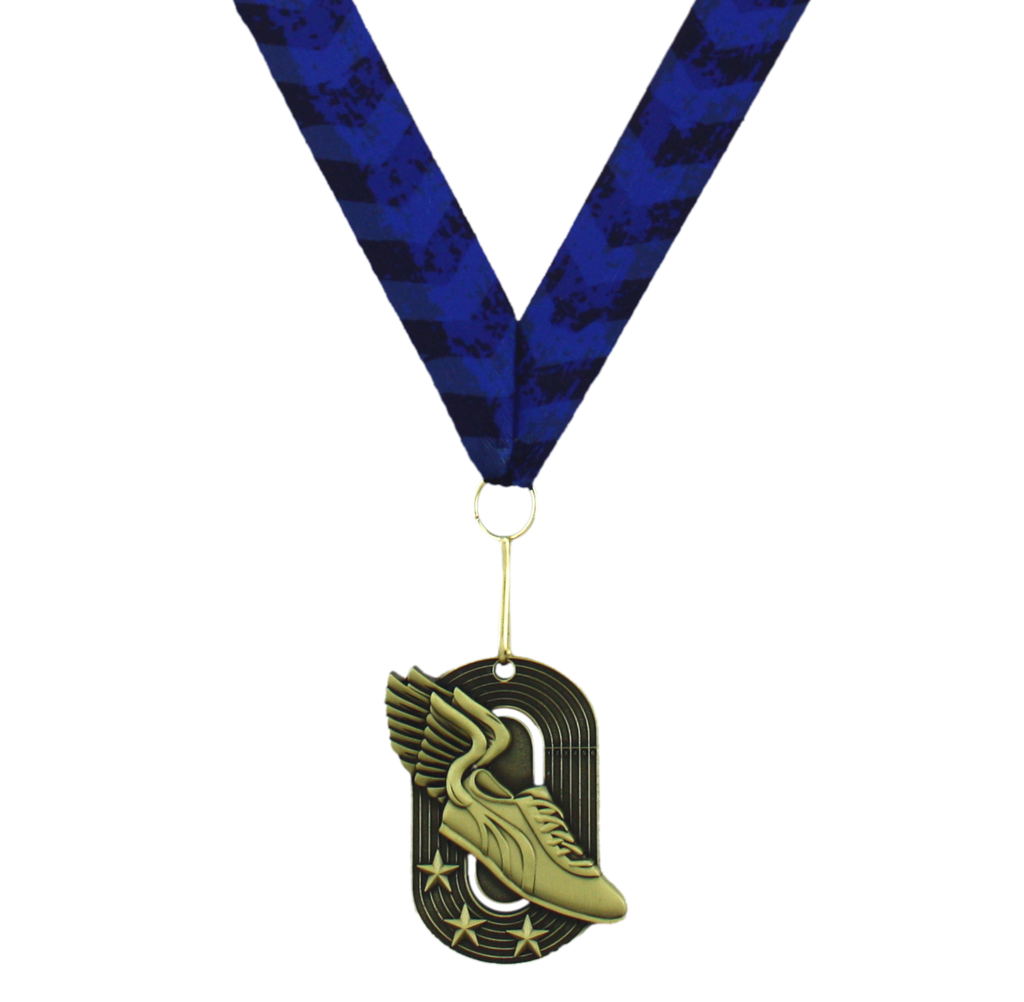 2-1/4" Winged Foot Track & Field Medal | A-1 Awards, Inc.